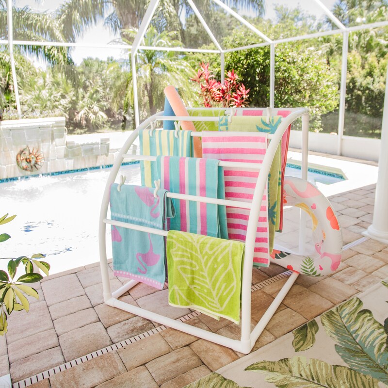 Pvc Towel Rack - Etsy