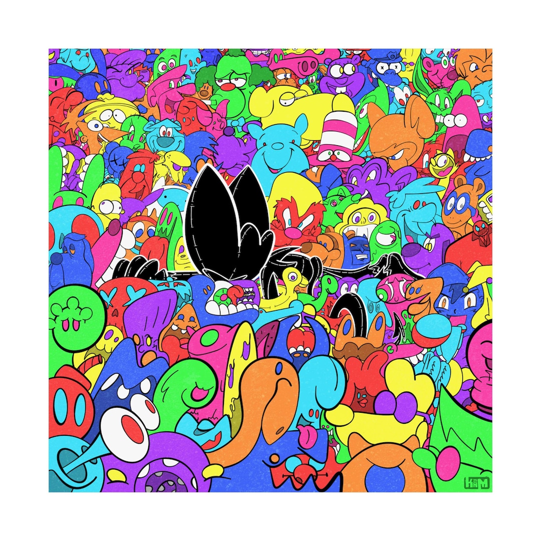 Monster ADHD: KAM Poster Original Print, Poster 14x14in - Etsy