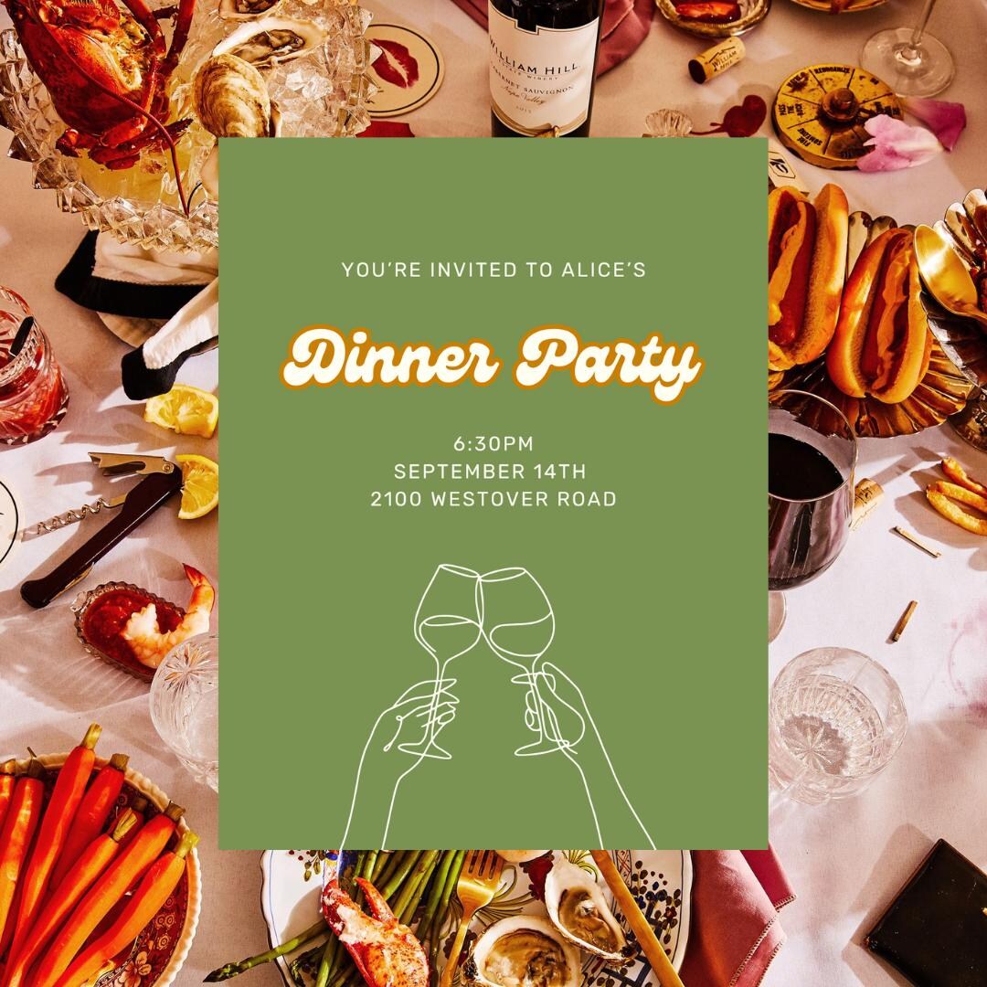 Cheers Dinner Party Invitation - Etsy