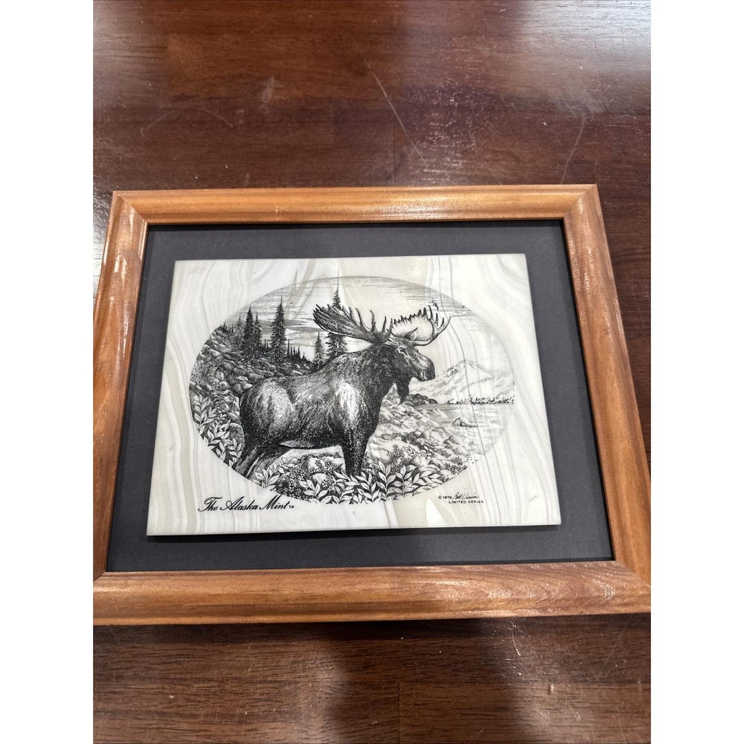 Signed Bill Devine 1979 Limited Series 9x11 Frame Marble Etching the ...