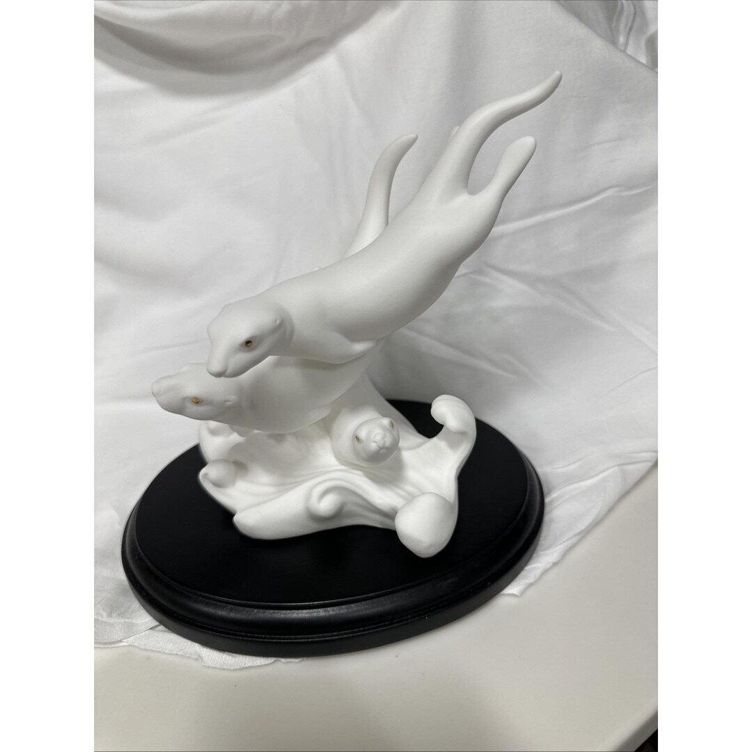 1993 Lenox Otter Escapade Sea Animal Collection EXCELLENT! - Etsy