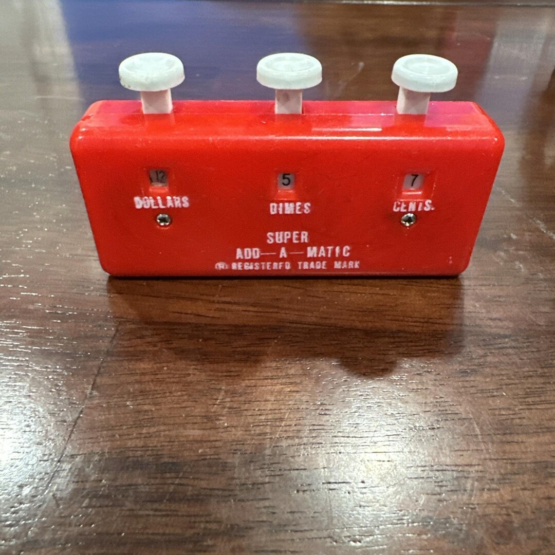 Vintage Super Add-a-matic Grocery Calculator - Etsy