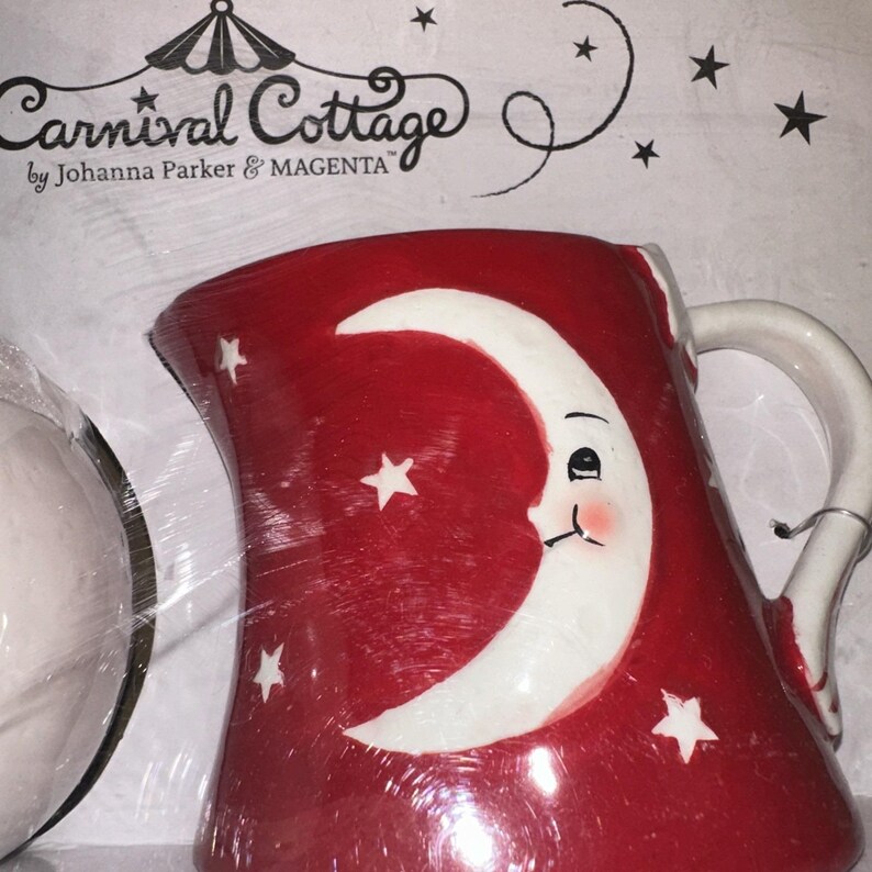Carnival Cottage Laughing Luna Sugar & Creamer Set ~ NEW ~ Johanna ...