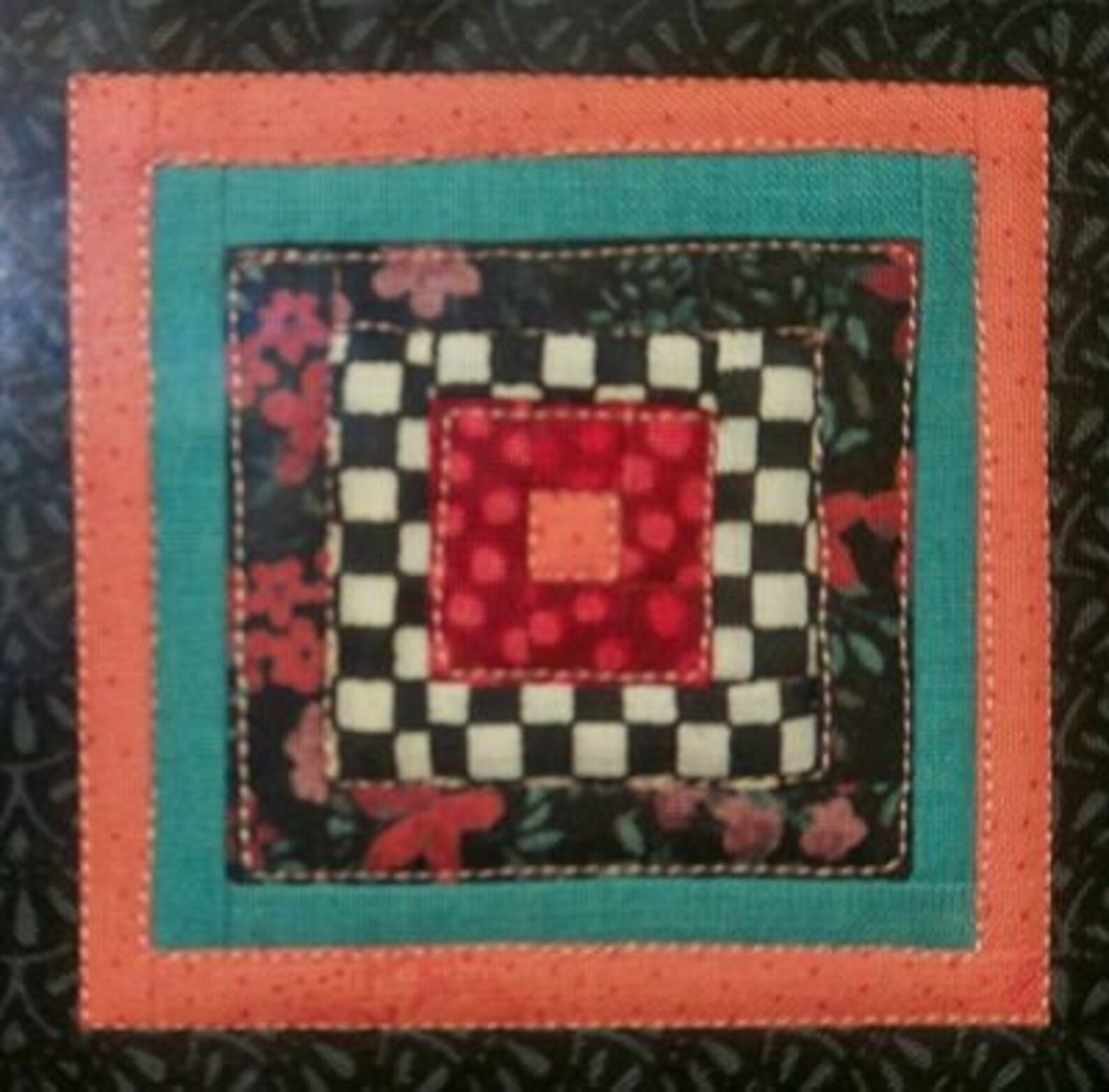 Mini Quilt in Shadow Box Frame - Etsy
