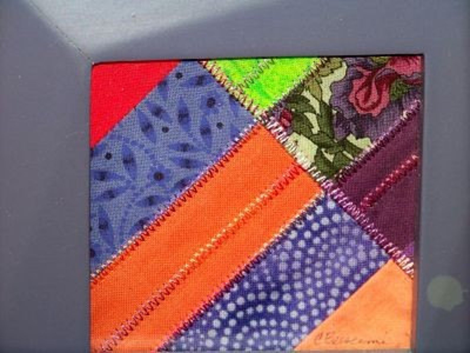 Framed Mini Strip Quilt - Etsy