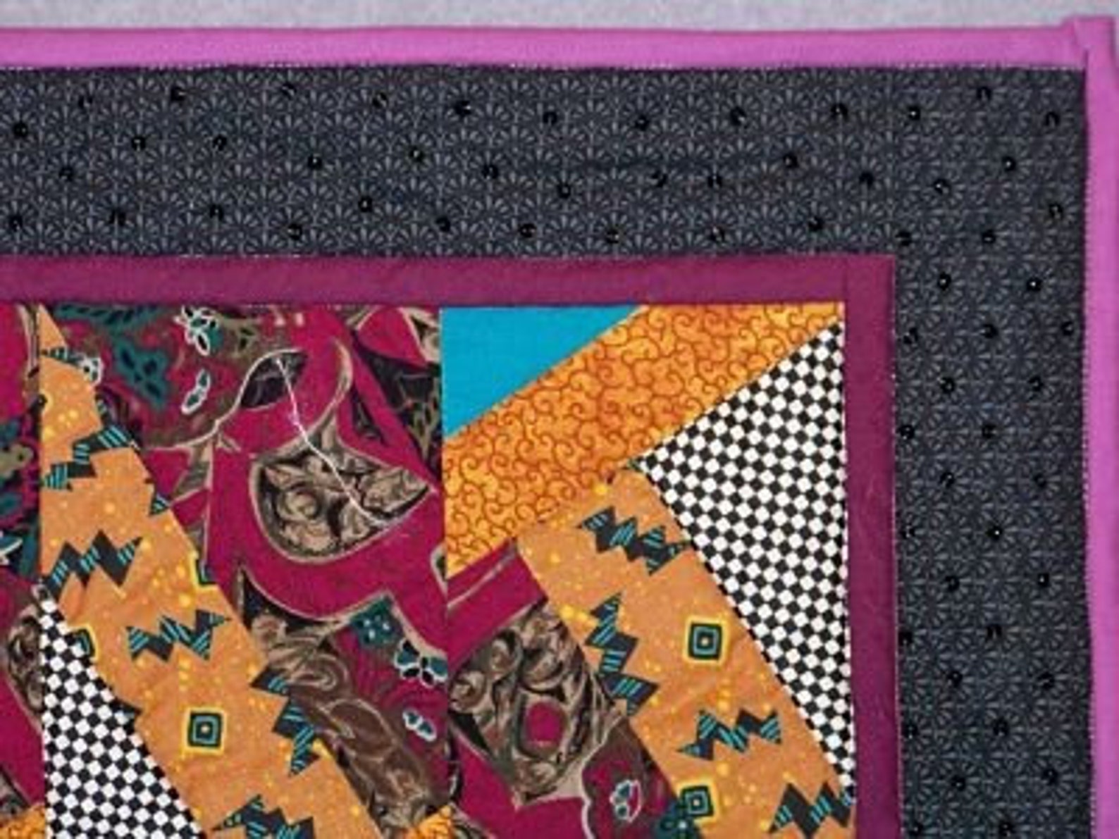 Beaded Rectangles Art Quilt - Etsy