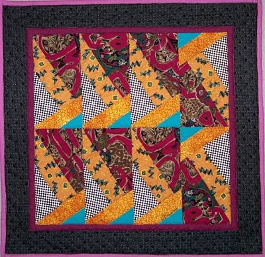 Beaded Rectangles Art Quilt - Etsy