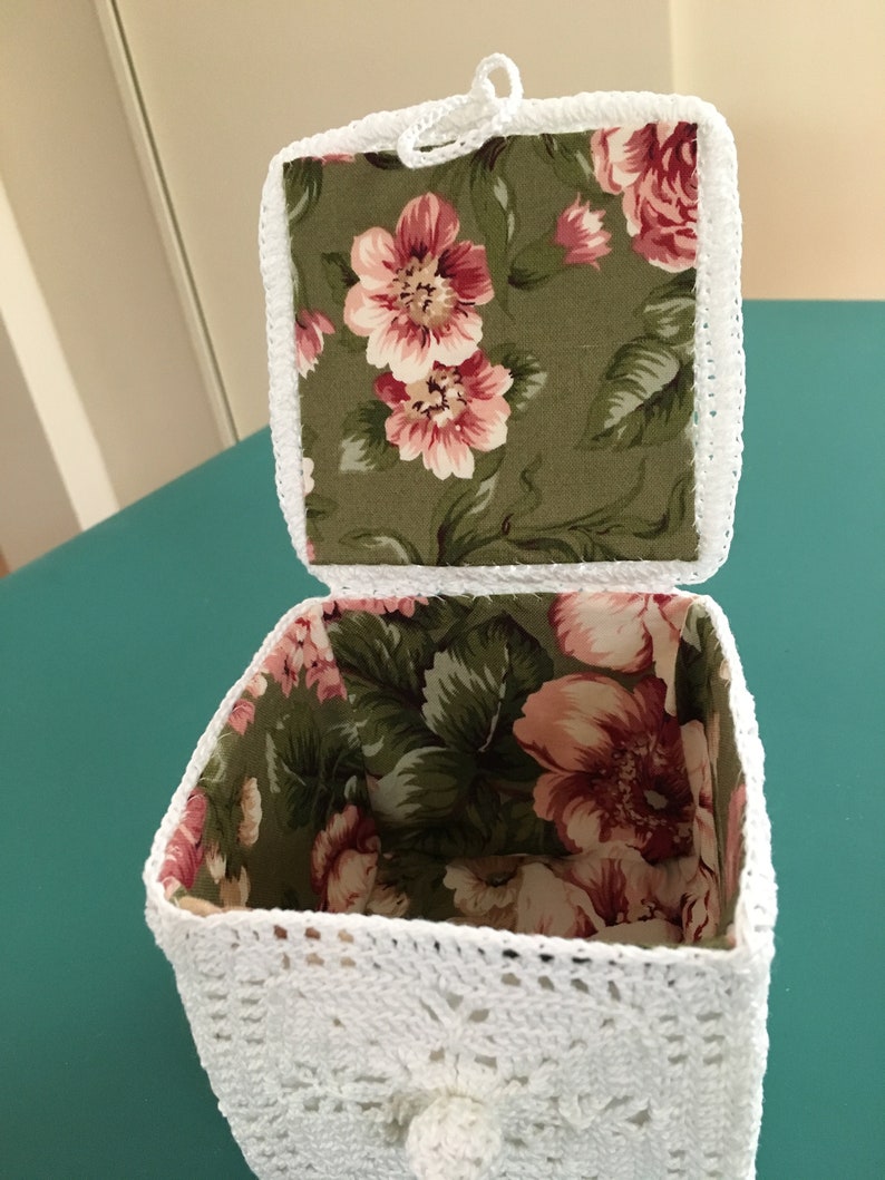 Smaller Crocheted Treasure/trinket/jewelry Box Lined - Etsy