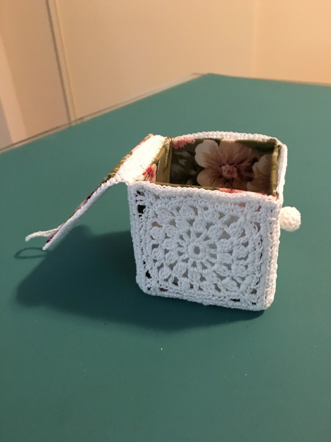 Even Smaller Crocheted Treasure/trinket/jewelry Box Lined - Etsy