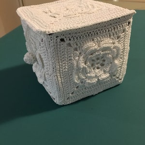 Small Crocheted Treasure/trinket/jewelry Box Lined - Etsy