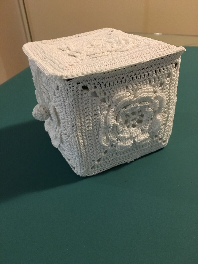 Small Crocheted Treasure/trinket/jewelry Box Lined - Etsy