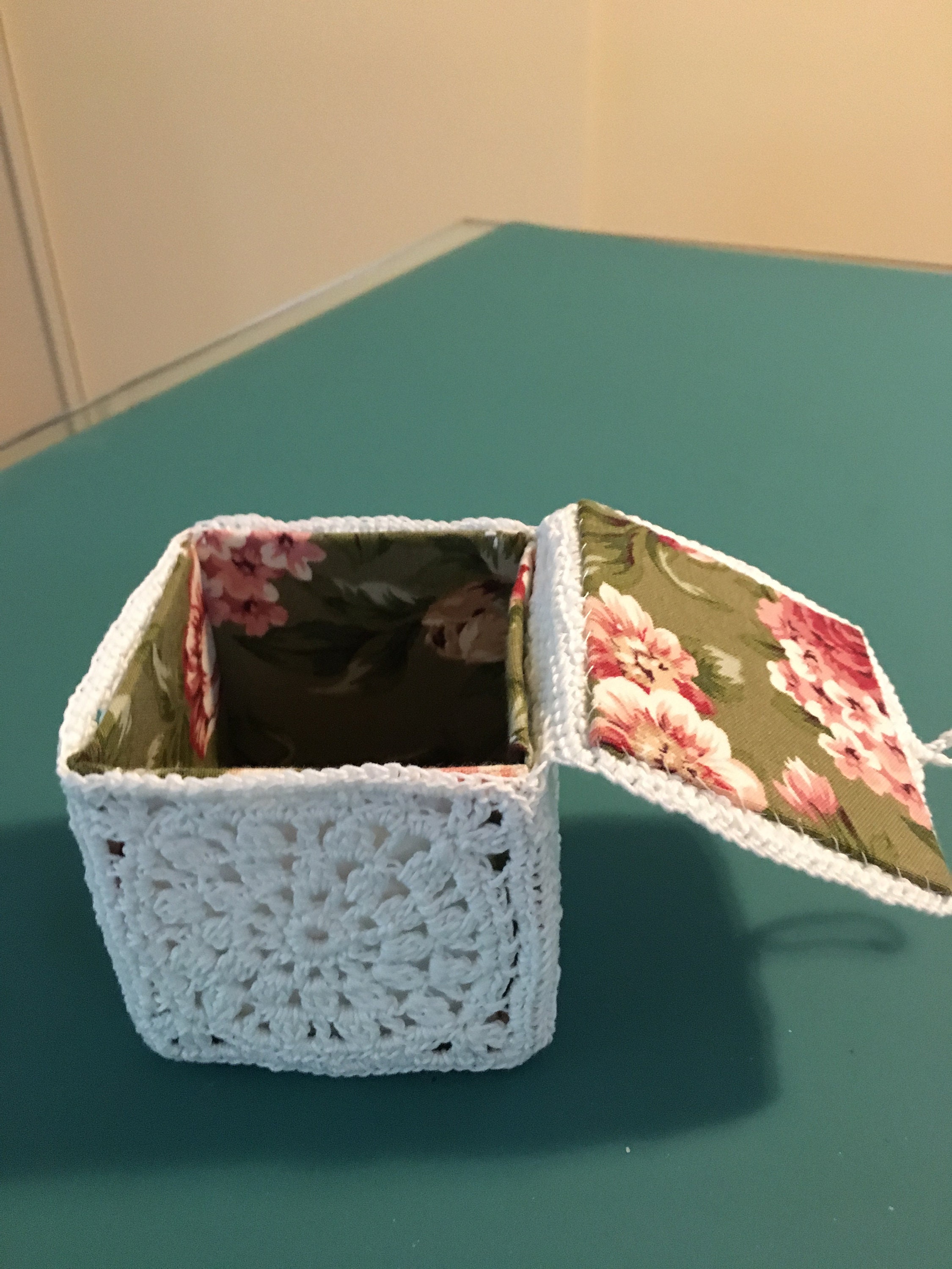 Even Smaller Crocheted Treasure/trinket/jewelry Box Lined - Etsy