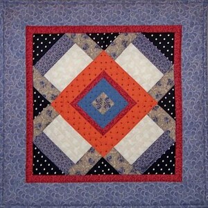 Beaded Orange Square Art Quilt - Etsy