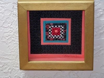 Mini Quilt in Shadow Box Frame - Etsy