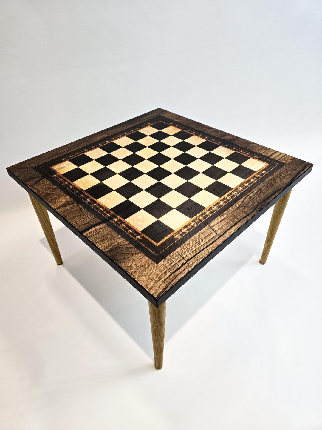 Chessboard Table, Chess Game Table, Unique Chess Board Table, Matte ...