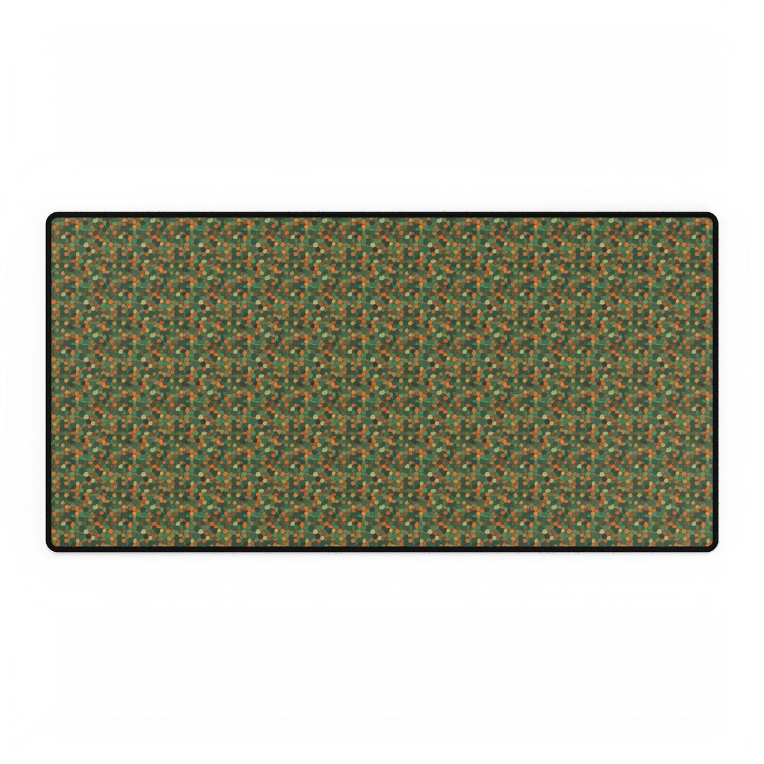 Desk Mats, Green and Orange, Snake Skin Patterned, FAMU Inspired (AOP ...
