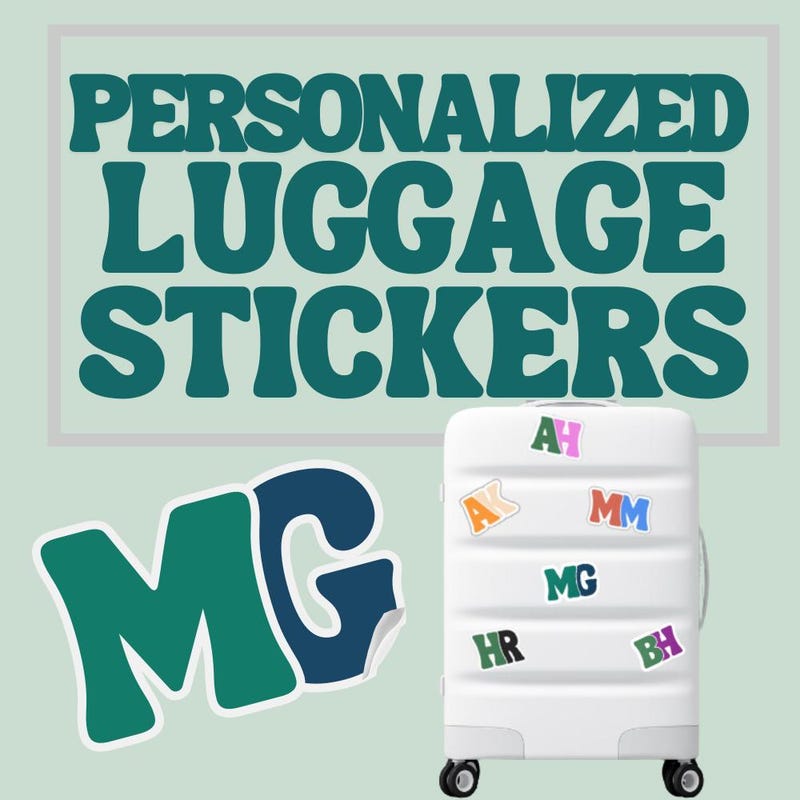 Luggage Decals - Etsy