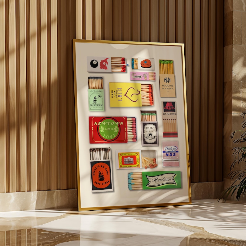 King St Newtown Matchbox Art | University of Sydney Nostalgia Matchbook ...