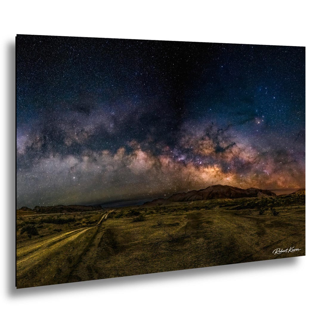 Road to the Universe Milky Way Big Bend Texas Night Sky Print - Etsy
