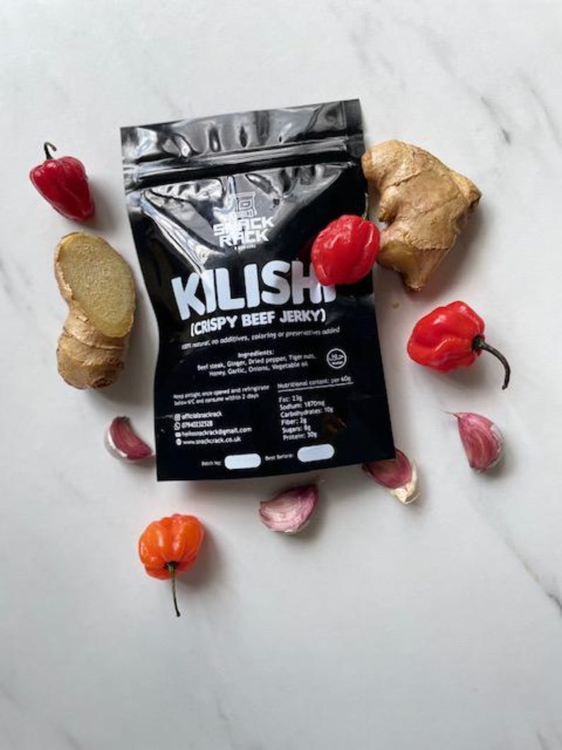 Authentic Nigerian Kilishi – Spicy African Beef Jerky – Gourmet Dried ...