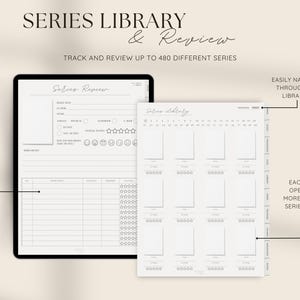 Digital Reading Journal Reading Log Book Tracker and Reading Planner ...