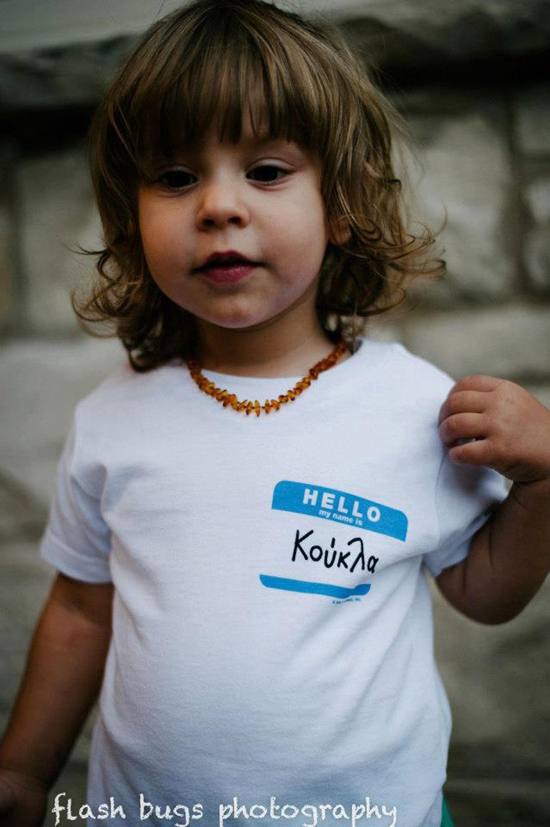 Koukla Greek Baby Kids T-shirt / Birthday Gift / Baptism Gift / Kids ...