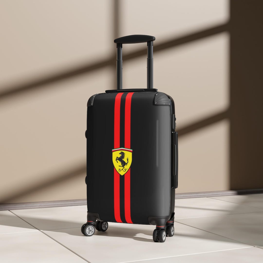 Formula 1 Ferrari Suitcase Travel Luggage, Racing Bag, Racing Fan Gift ...