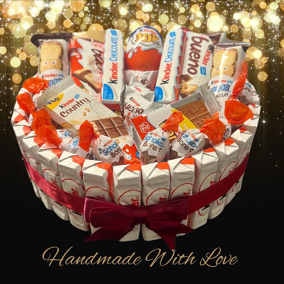 Kinder Chocolate Gift Selection / Kinder Joy / Medium Circle - Etsy UK