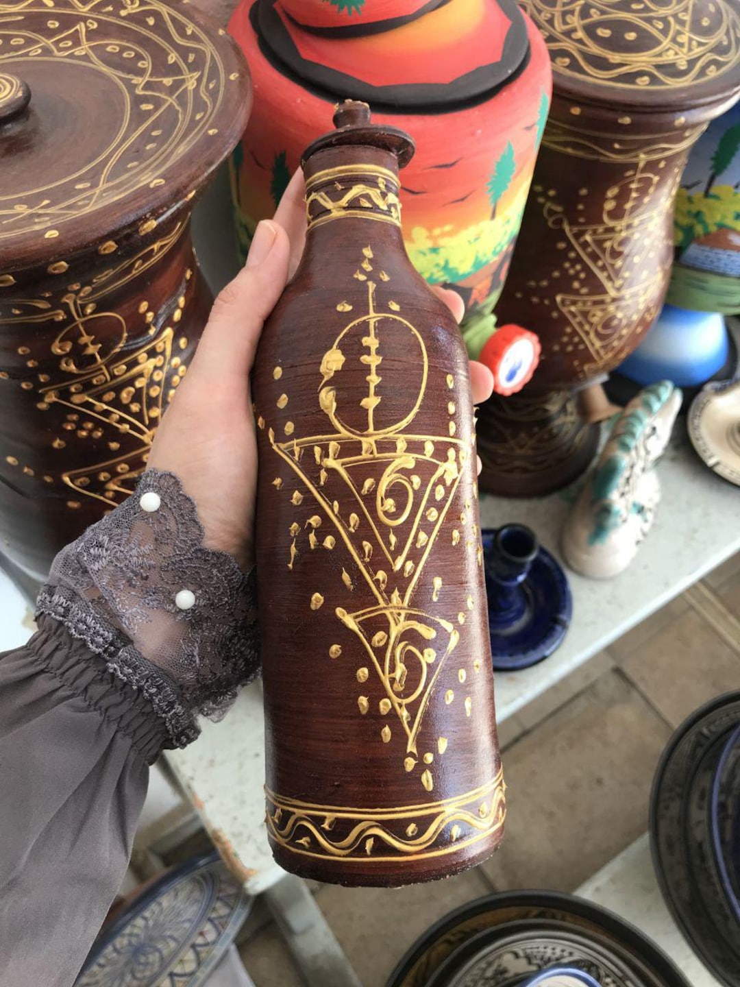 Moroccan Handmade Traditional Jar Pottery Valentines Gift for Her - Etsy