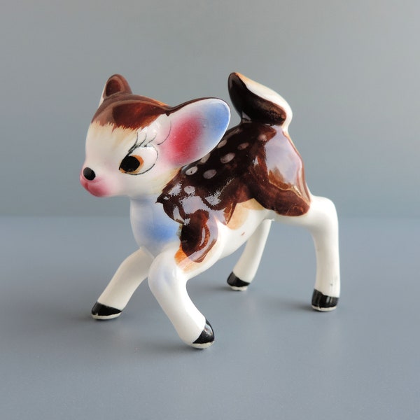 Porcelain Fawn Figurine - Etsy