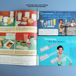 Vintage 1960 Tupperware Catalog Booklet Pamphlet Sales | Etsy