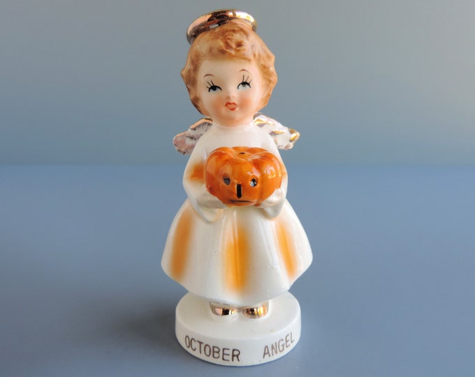 Vintage October Angel of the Month Figurine Star Imports 545 Japan ...