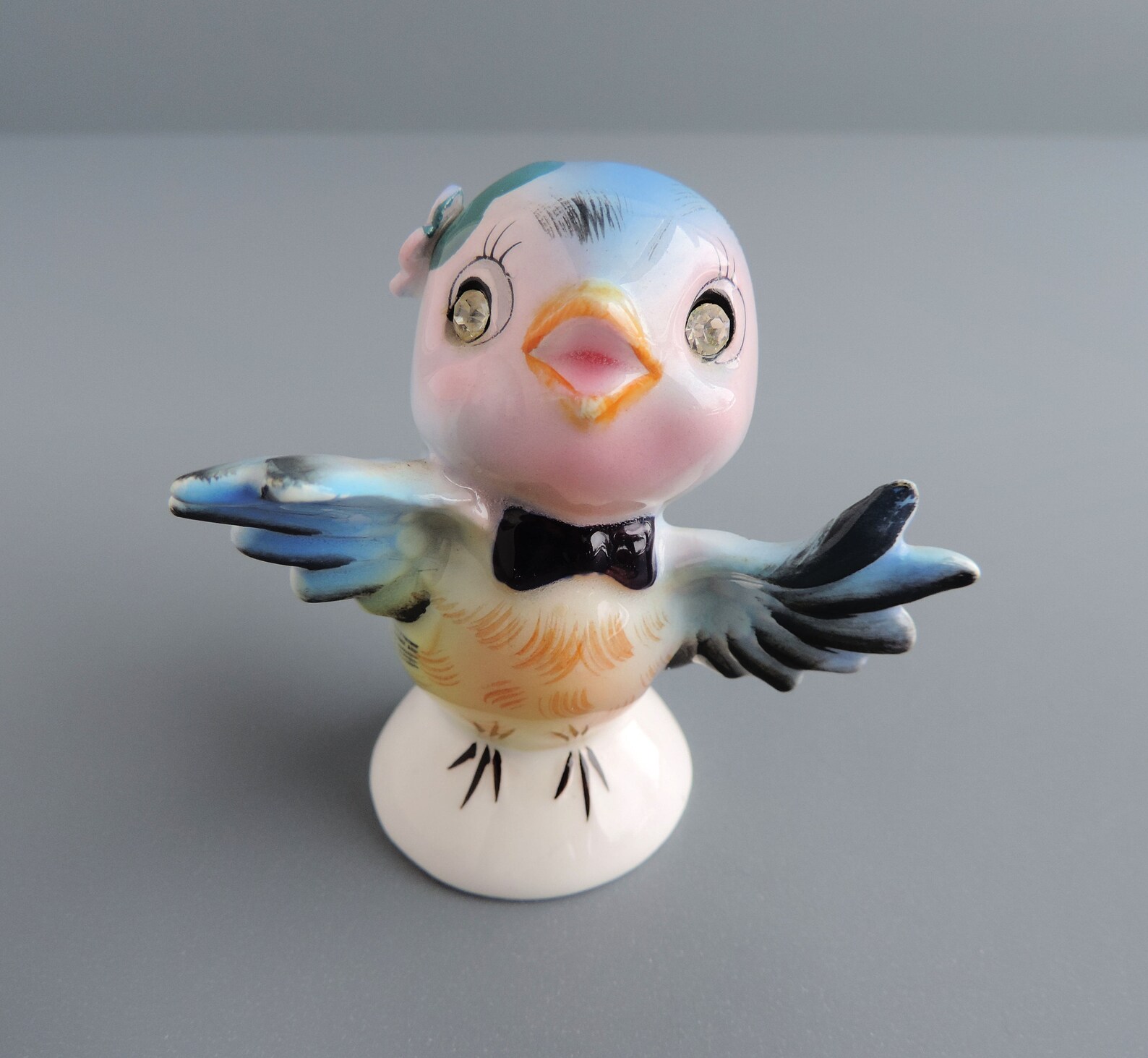 Vintage Lefton Bluebird Salt and Pepper Shaker Set 239 | Etsy