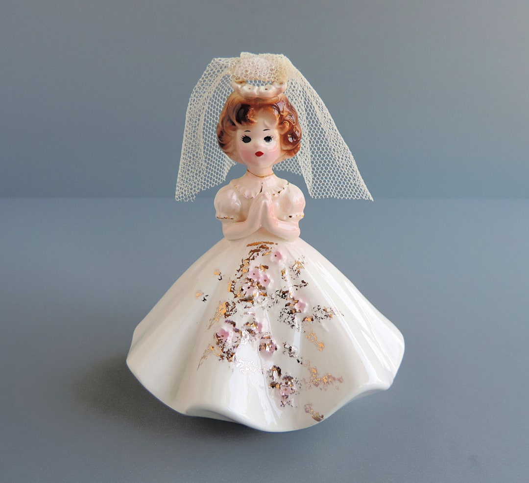 Vintage Josef Originals first Communion Praying Girl Figurine Special ...
