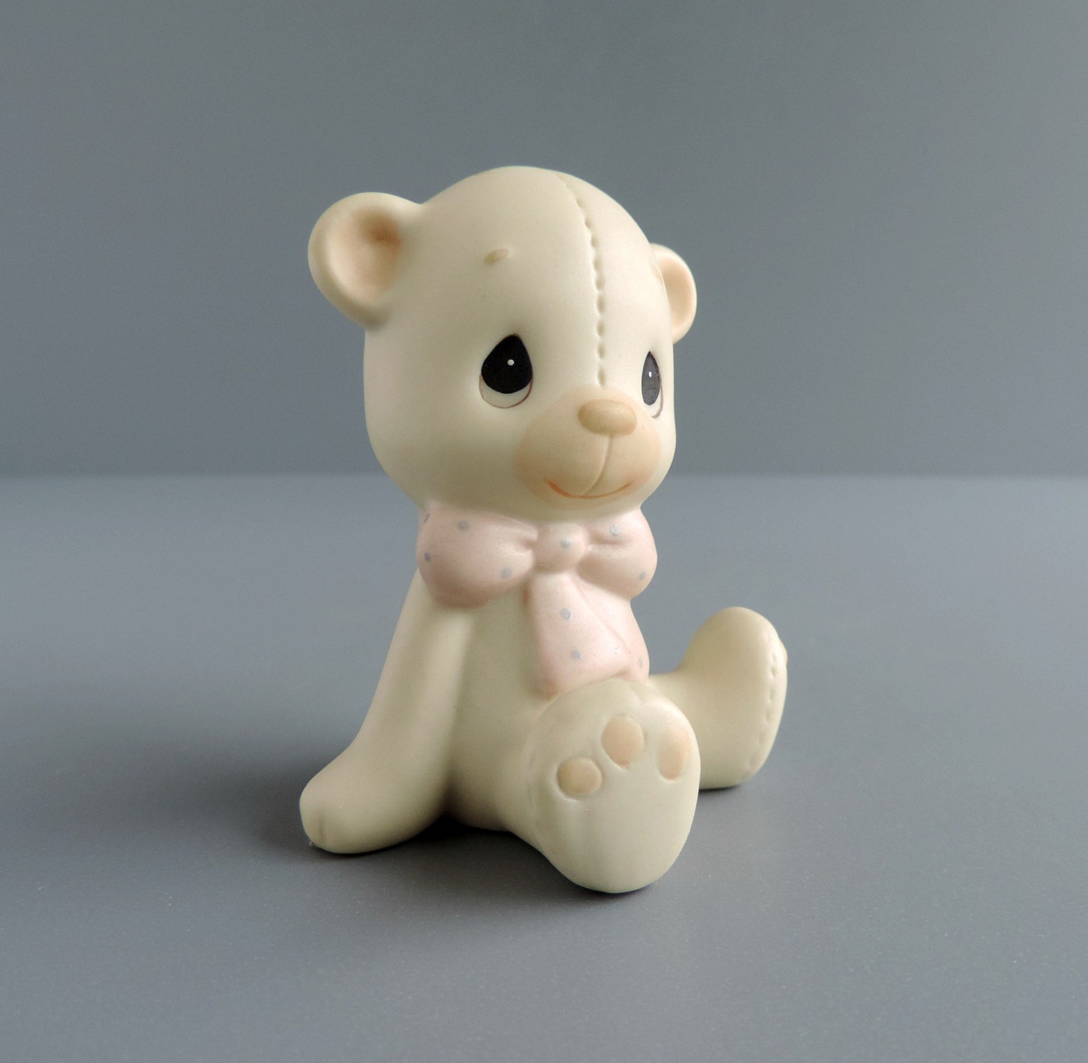 Vintage Precious Moments teddy Bear Figurine - Etsy