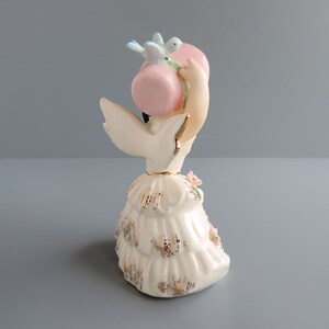 Vintage Lefton April Angel With Bluebird Figurine 1987J Birthday Girl ...