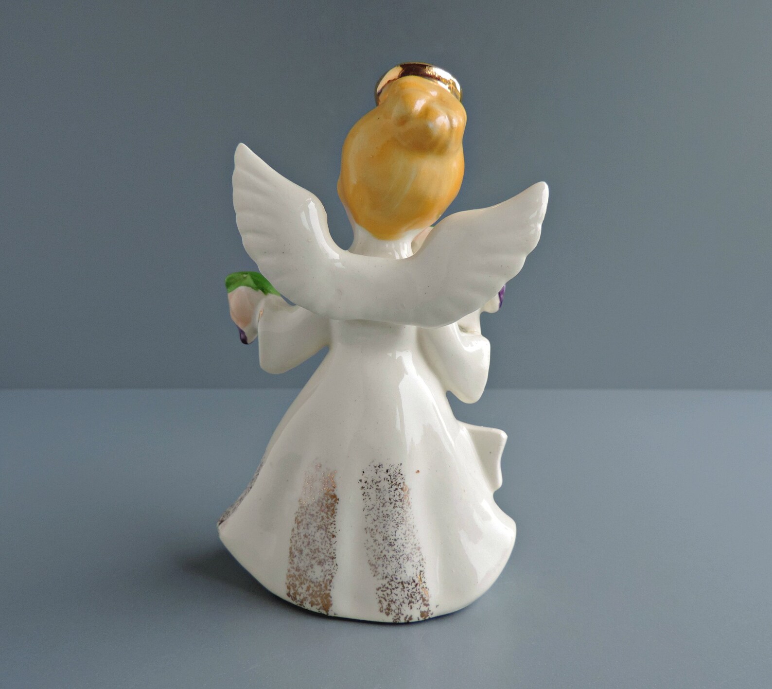 Vintage November Angel Figurine Birthday Girl Fruit - Etsy