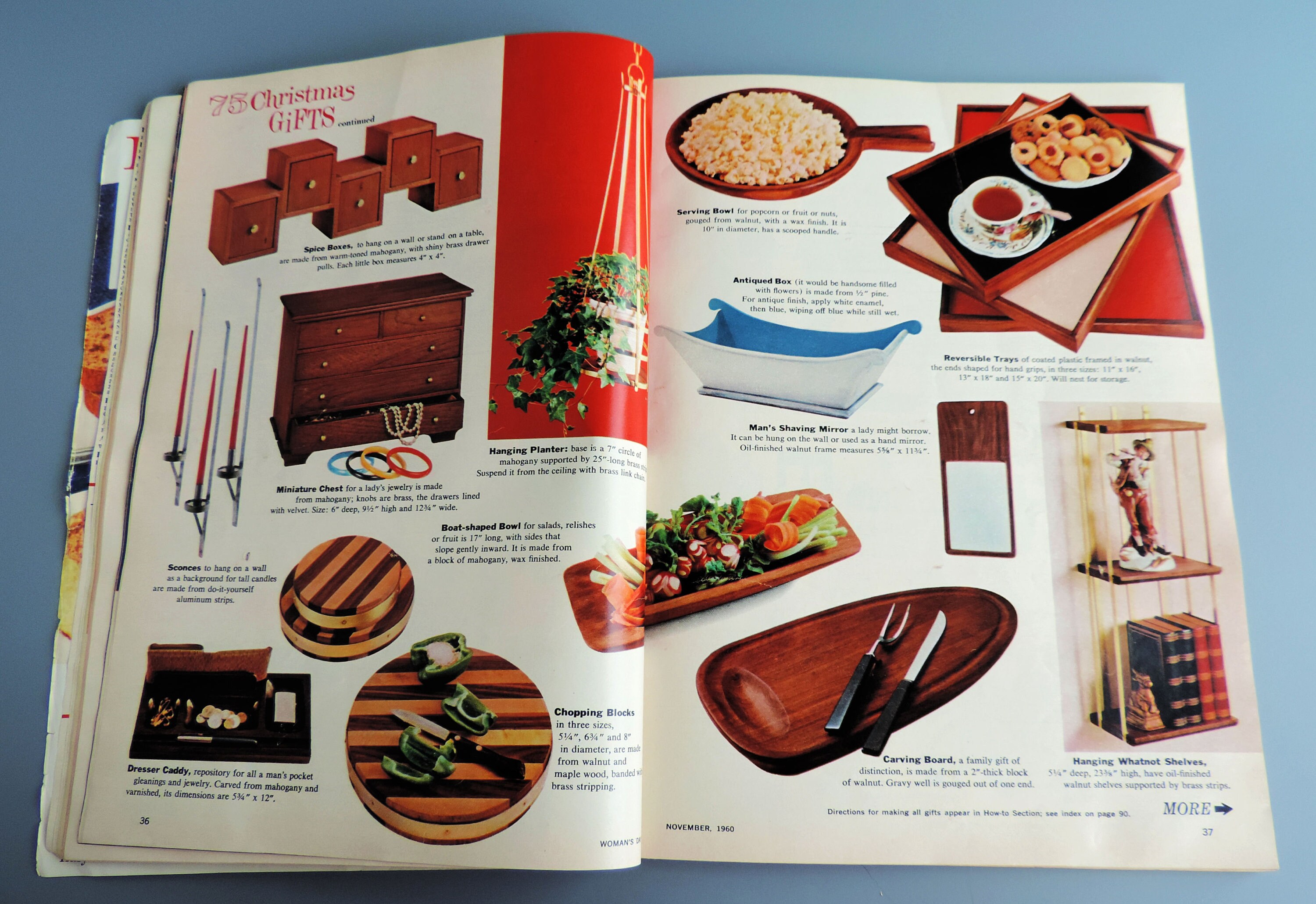 Vintage Woman's Day Magazine November 1960 Mid-Century | Etsy