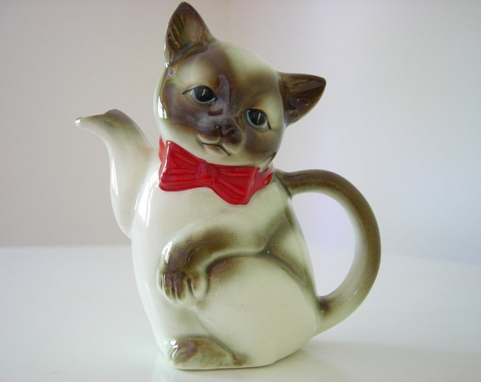 Vintage KITTY CAT Creamer Pitcher - Japan - Etsy