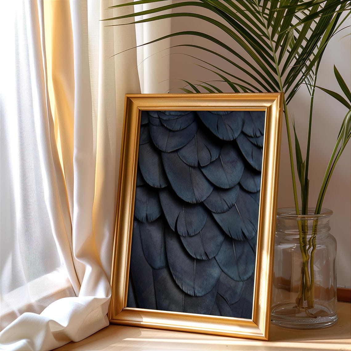 Raven Feather Macro Poster – Stunning Macro Close Wall Art - Macro ...