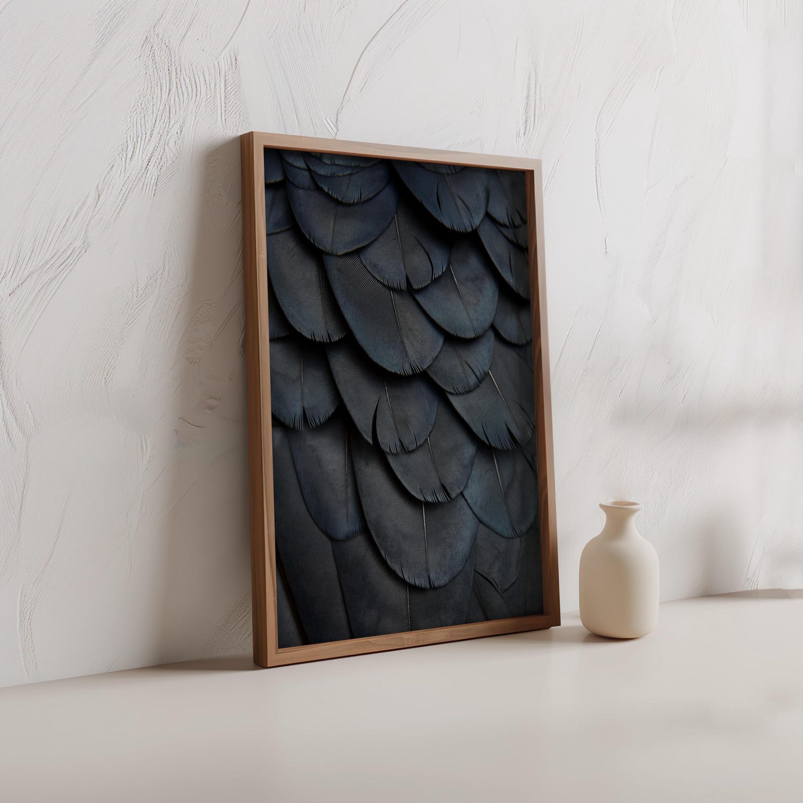 Raven Feather Macro Poster – Stunning Macro Close Wall Art - Macro ...