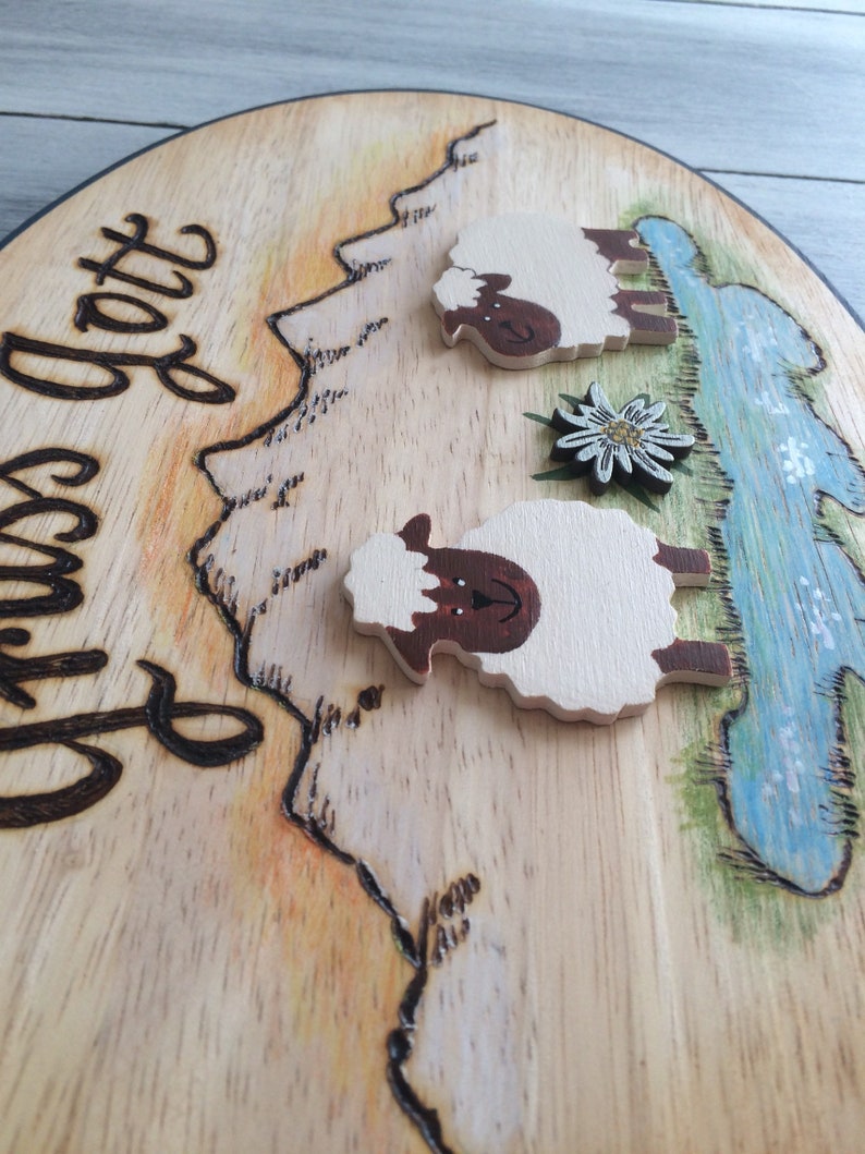 German Welcome Sign German Gifts Gruss Got German Wall - Etsy