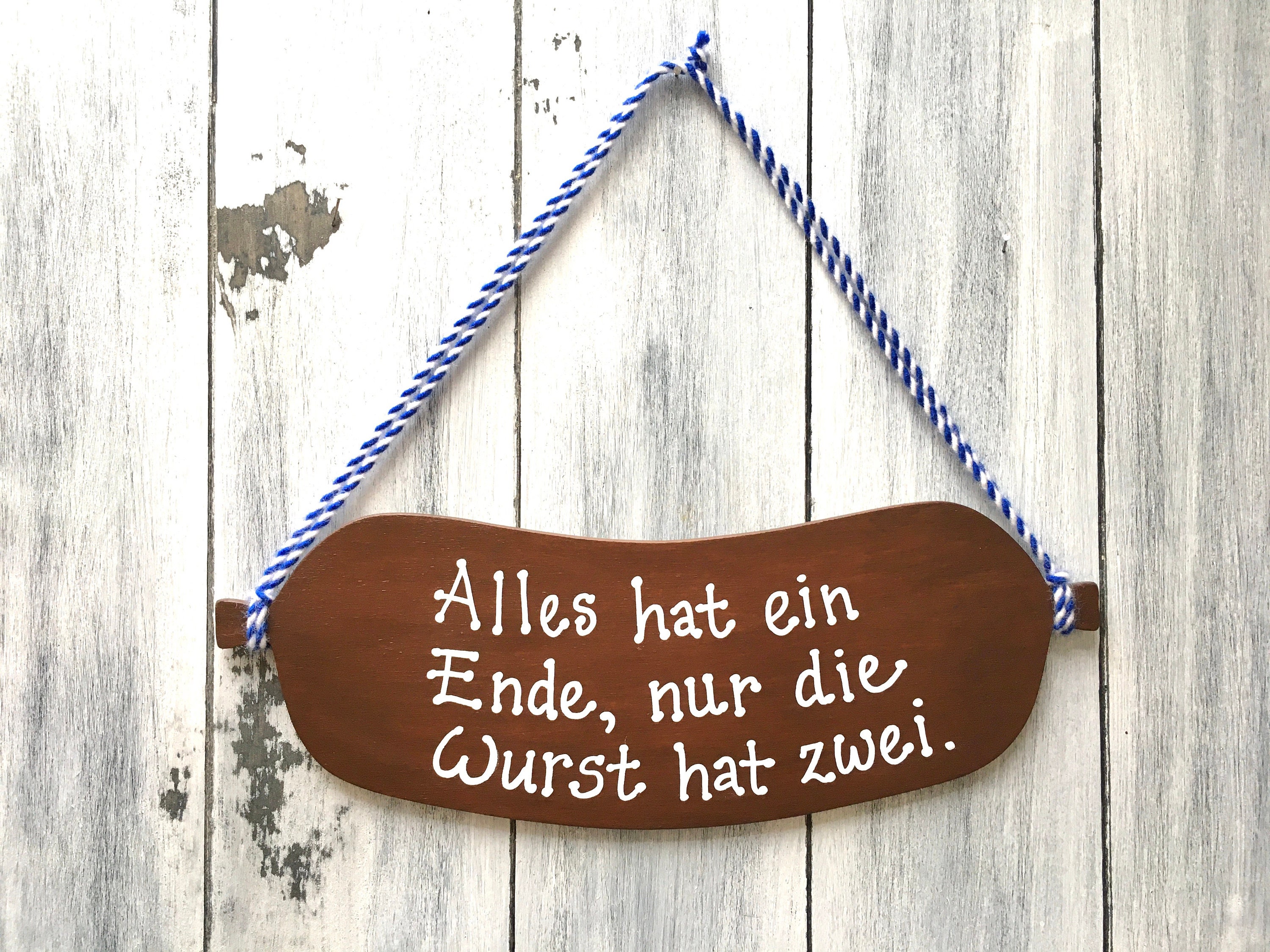 German Gifts Funny German Sign German Decor Bratwurst - Etsy