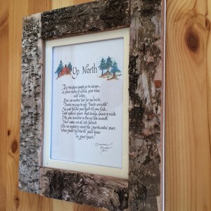 Up North Poem Lodge Decor Camper Decor Rustic Home Decor | Etsy