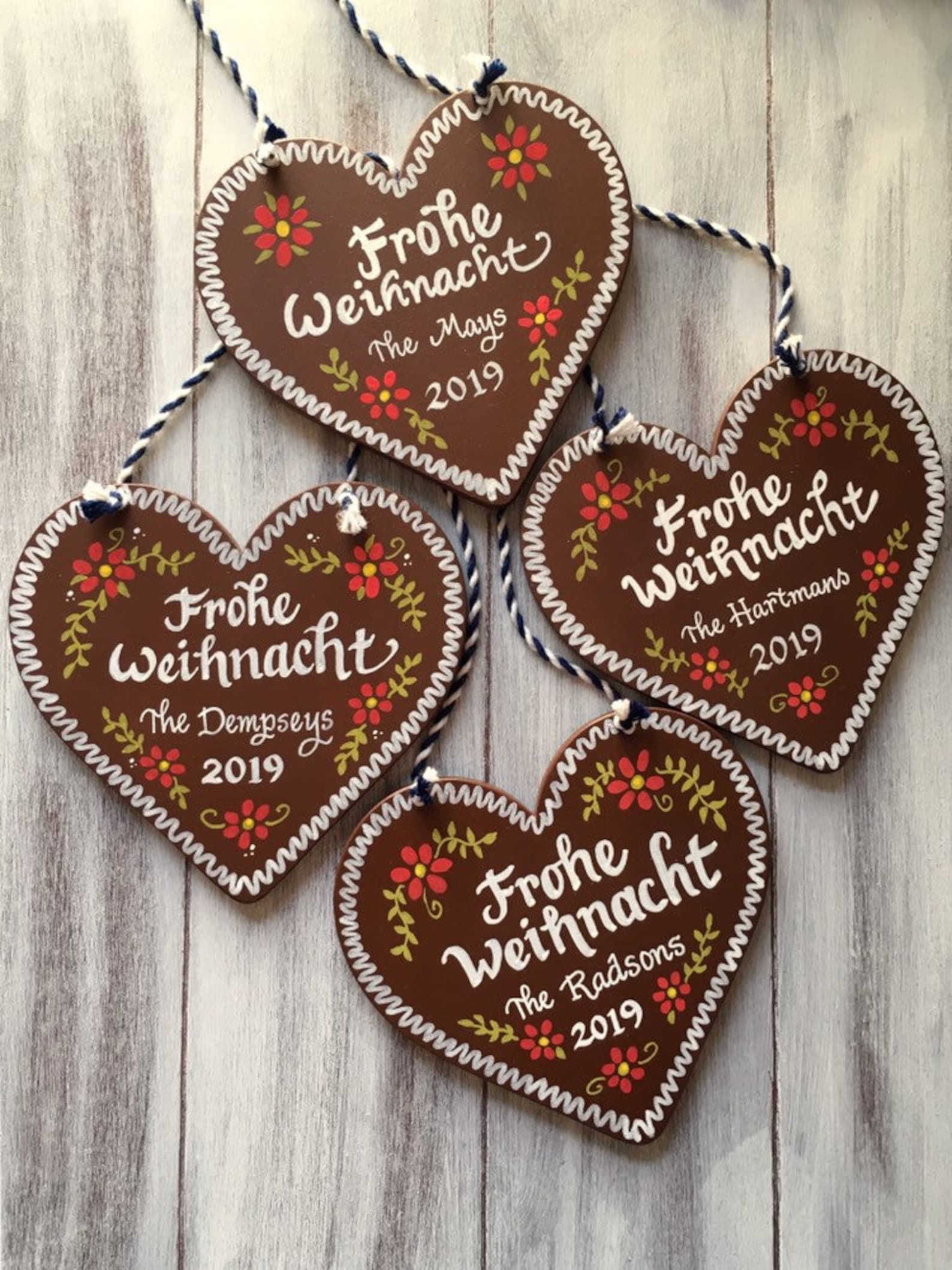 German Gingerbread Heart Lebkuchen Herz German Christmas - Etsy