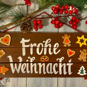 German Christmas, German Sign, German Gifts, German Decor, Christmas ...