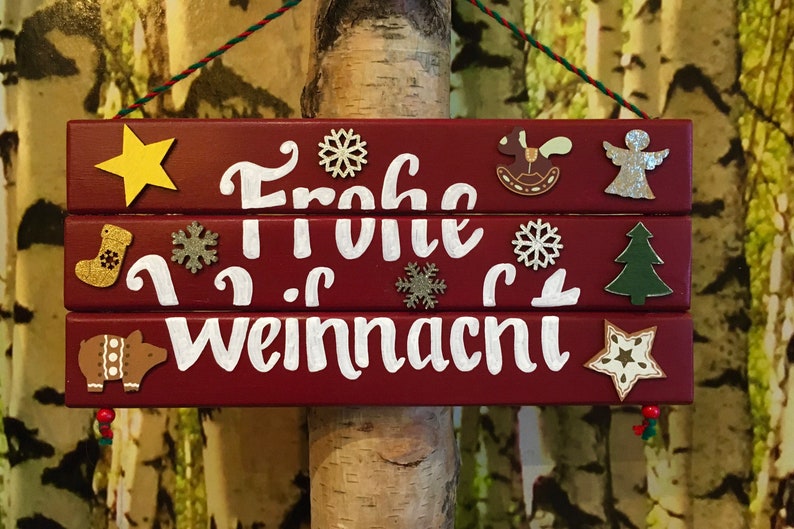 German Christmas German Sign German Gifts German Decor - Etsy