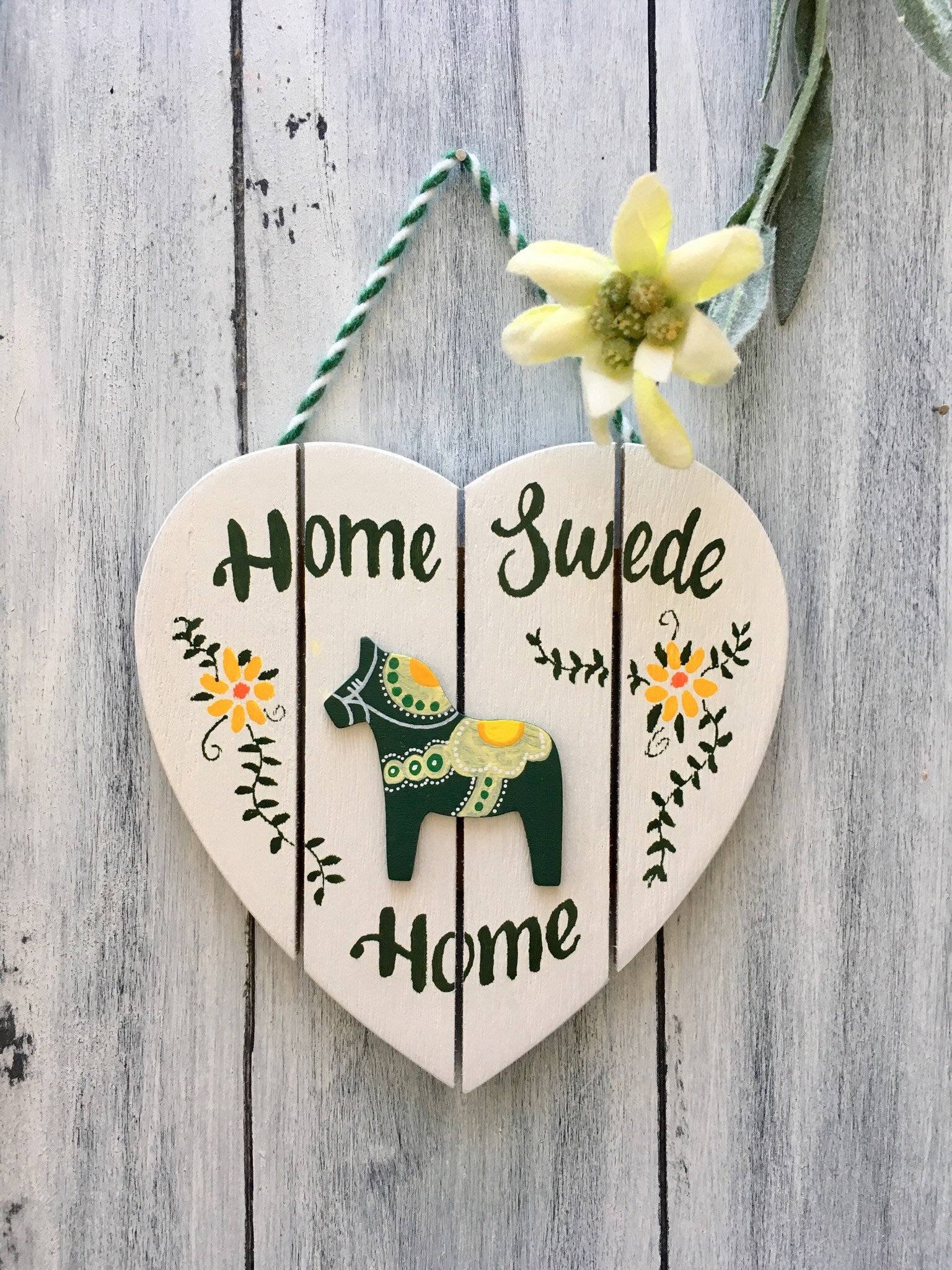 Swedish Valkommen Sign, Swedish Gifts, Scandinavian Decor, Swedish Dala ...