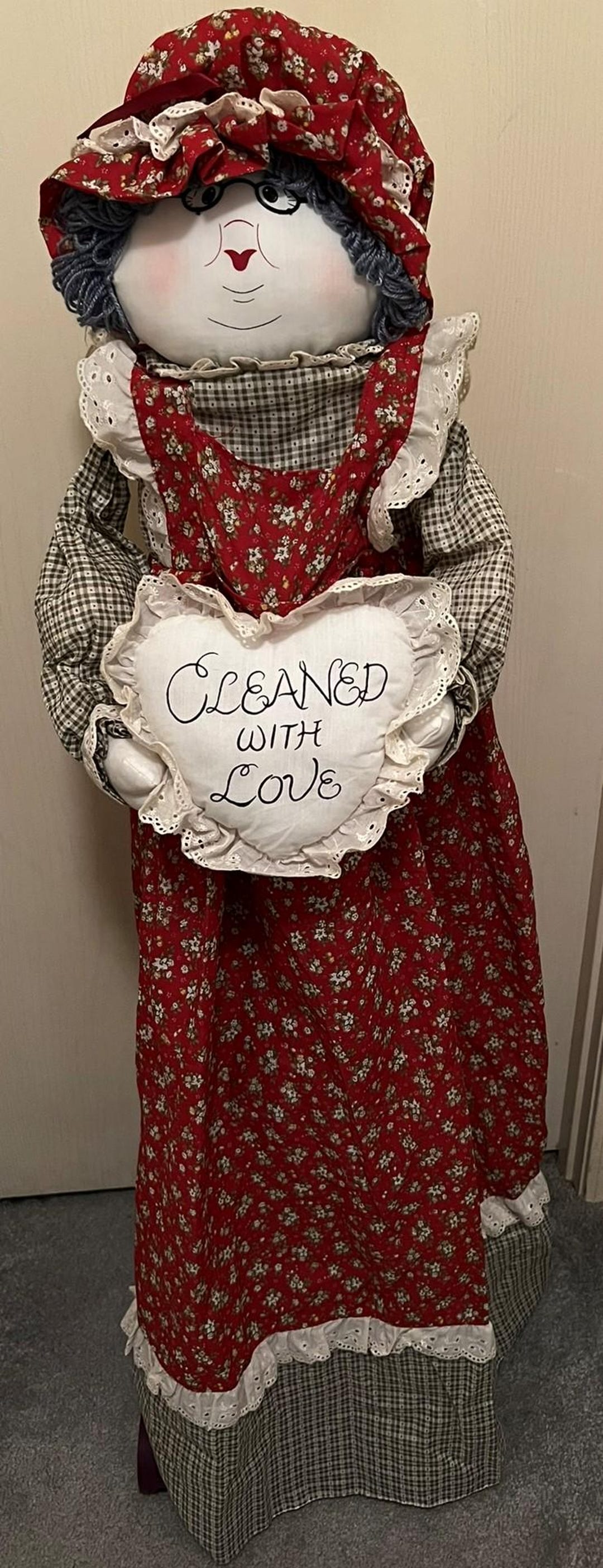 Vacuum Cover Woman cleaned With Love - Etsy