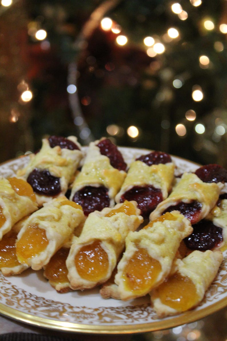 Italian Kolache Cookies, Crostate, Biscotti Ripieni - Handcrafted With Jelly Filling - Homemade ...